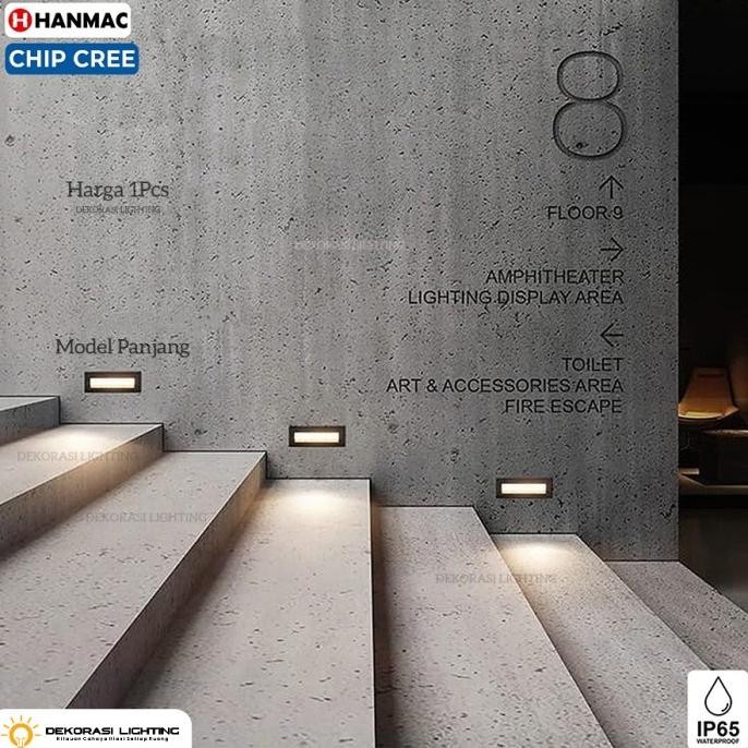 Jual NEW Lampu Tangga Dinding Taman LED Outdoor Waterproof stairs step ...