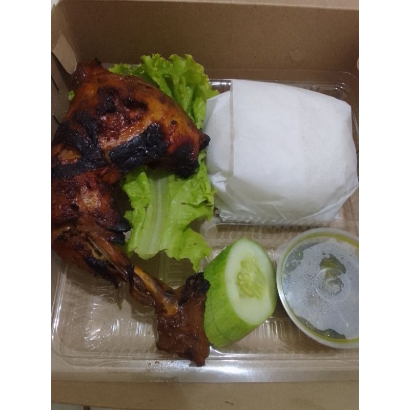 Jual nasi box ayam bakar/goreng | Shopee Indonesia