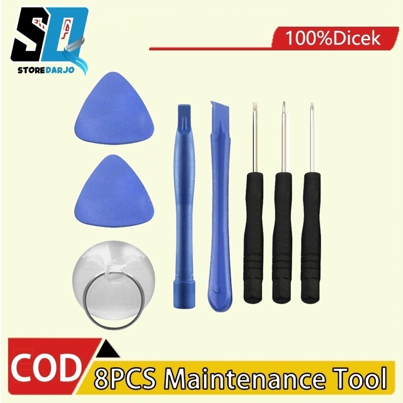 Jual Mobile Phone Repair Tools Set 8 in 1 For LCD Iphone Android Laptop ...