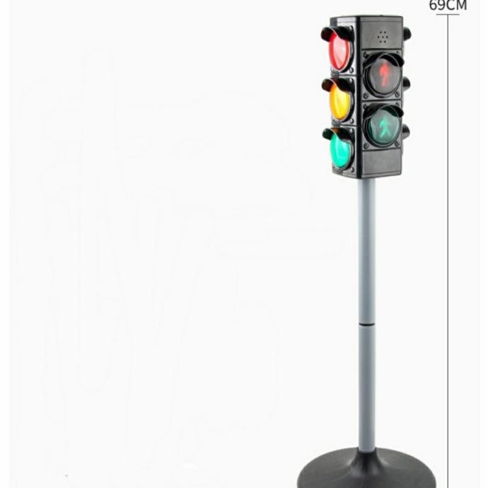 Jual Traffic light mainan anak lampu merah traffic sign rambu lalu ...