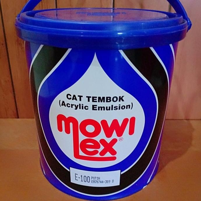 Jual BARU CAT TEMBOK CAT TAMAN MOWILEX INTERIOR E100 PUTIH 2.5 LITER ...