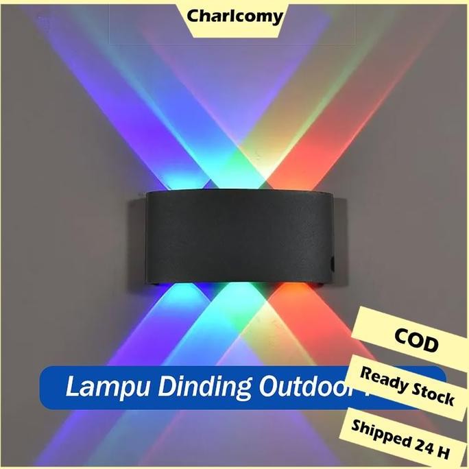 Jual BARU INVENTAR LOKAL CHARLCOMY 10LEDS LAMPU DINDING LED LAMPU WARNA ...