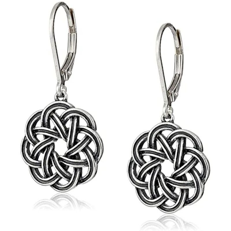 Jual Anting Gantung Vintage Viking Celtic Knot Warna Perak Antik ...