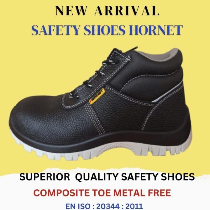 Jual Produk Baru!! Sepatu Safety Shoes Hornet Composite Toe Metal Free ...