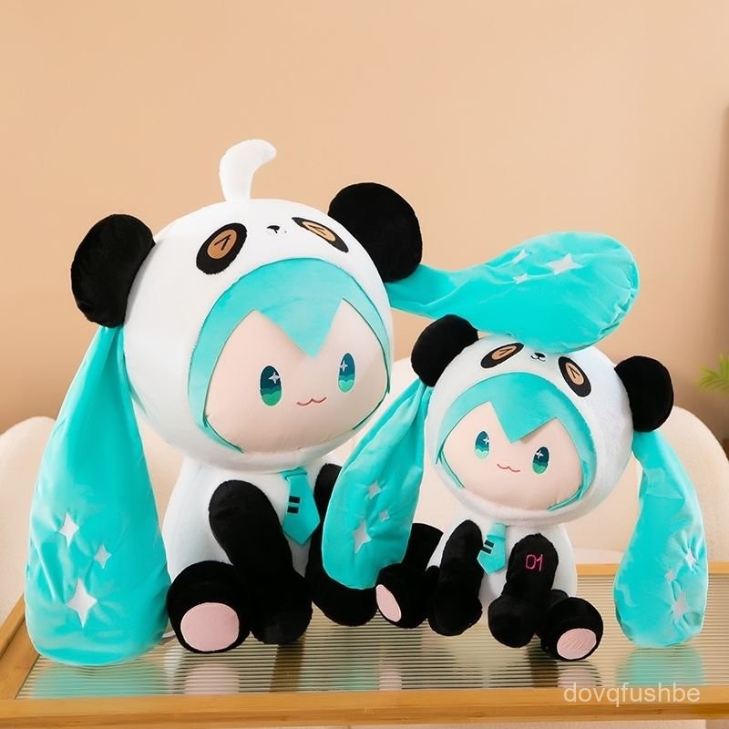 Jual Plush Toy Hatsune Miku Transforming Cute Panda Doll Stuffed Animal ...
