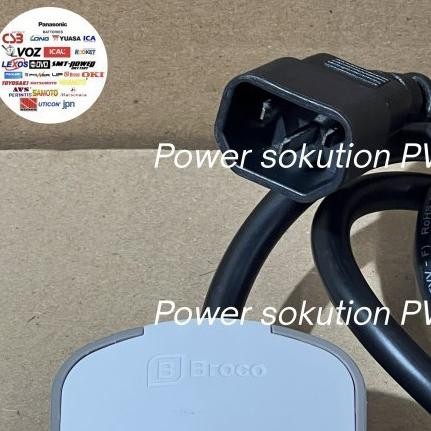 Jual Broco Kabel Power Converter UPS APC C14 to Stopkontak 3 4 5 6 ...