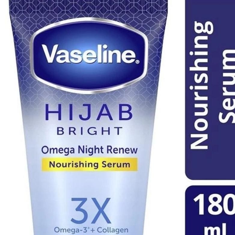 Jual Vaseline hijab bright nourishing Liquid serum 180ml | Shopee Indonesia