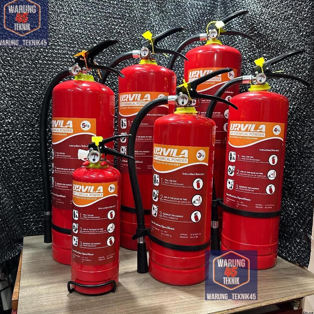 Jual APAR 9kg | 9 Kg bubuk ABC powder URVILA / set alat pemadam ...
