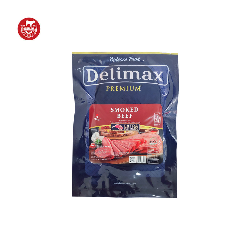 Jual Delimax Premium Smoked Beef 200gr - Brothermeatshop | Shopee Indonesia
