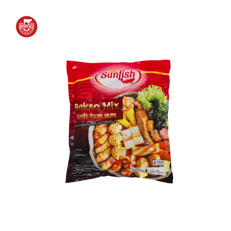 Jual Sunfish Bakso Mix Kuah Tom Yum 500gr - Brothermeatshop | Shopee ...