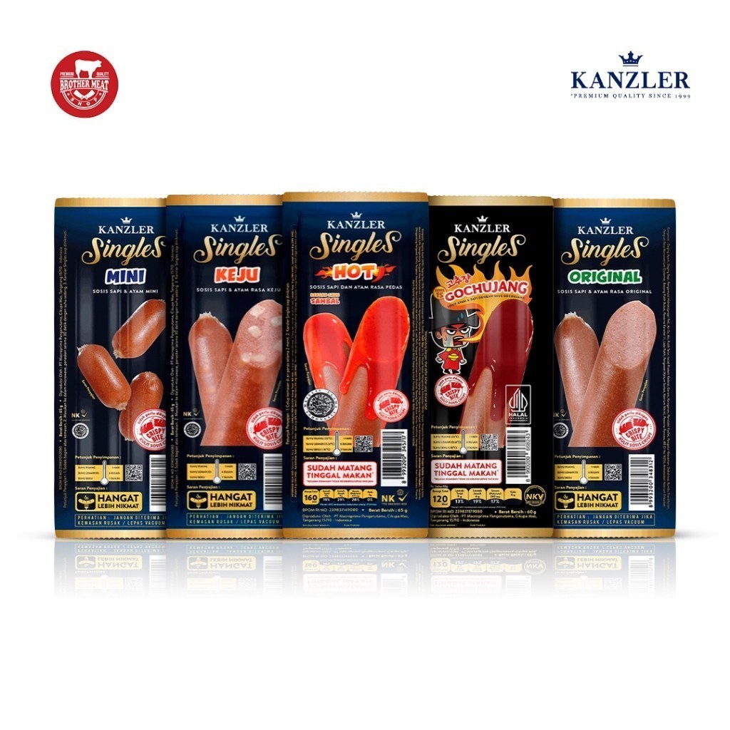 Jual Kanzler Sosis Singles Siap Saji - Brothermeatshop | Shopee Indonesia