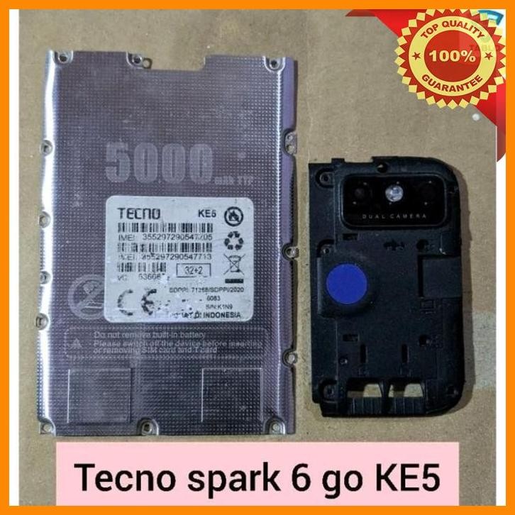 Jual [TAB] COVER MESIN BATERAI DAN FINGERPRINT TECNO SPARK 6 GO KE5 ...