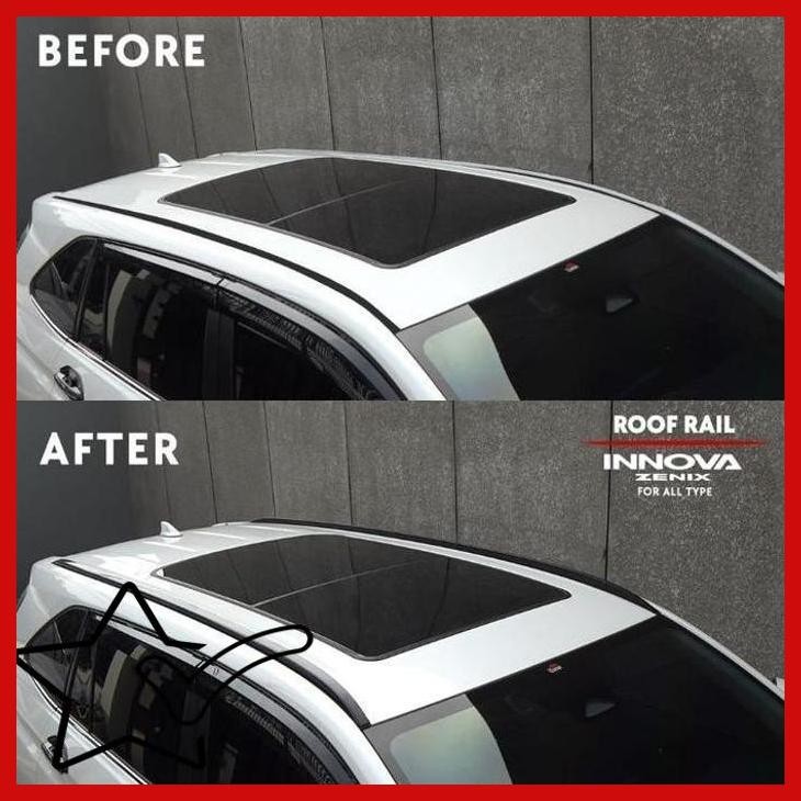 Jual [MGO] ROOF RAIL / ROOFRAIL ORI DESIGN OTOPROJECT INNOVA ZENIX ...