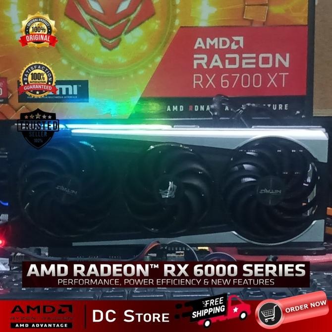 Jual HARGA DISC - VGA AMD Radeon RX 6700 XT 12GB GDDR6 | Shopee Indonesia