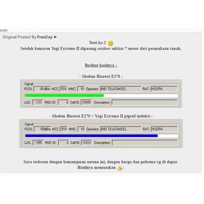 Jual aq-54 Antena Orbit MAX Huawei B818 Modem Router Yagi Extreme 3 TS9 ...