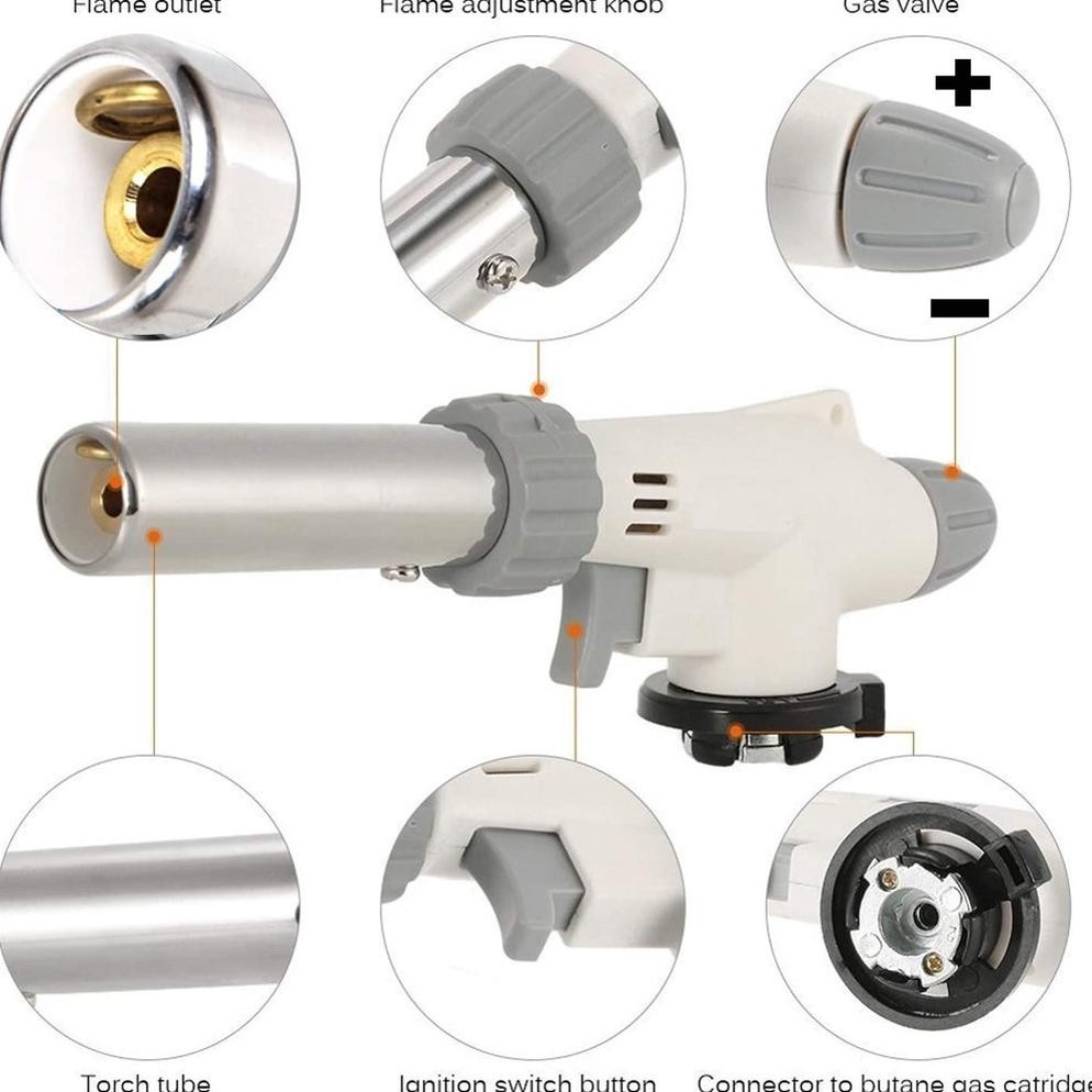 Jual fh-46 Paket Gas Torch Pistol Api Logam Portabel Pembakar Butana ...