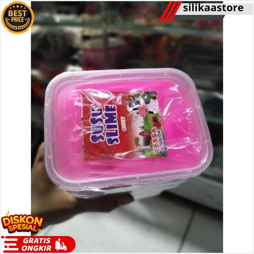 Jual 5 Pcs \ 250Cc \ Warna-Warni \ Slime Susu Original \ Slime Original ...