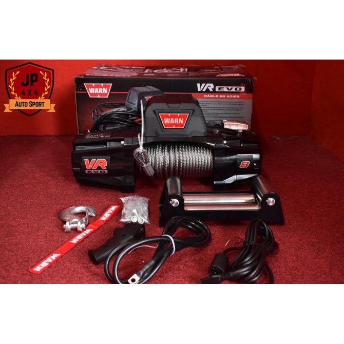 Jual NEW New Warn Winch VR EVO 8 Gen 3 WARN Steel Rope 3.5 Ton Original ...