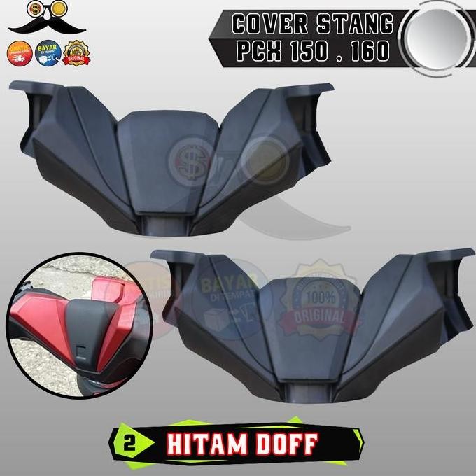 Jual Cover Stang Pcx 150 160 Cbu Abs Cbs Tutup Stir Depan Honda Carbon Karbon Fullset Dengan ...