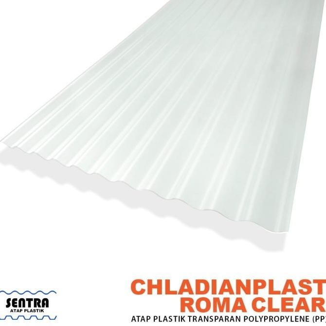 Jual Atap Plastik Asbes Gelombang Bulat Polypropylene Transparan ...