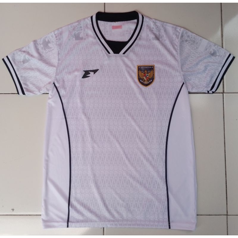 Jual Jersey Printing Timnas Indonesia Away putih | Shopee Indonesia