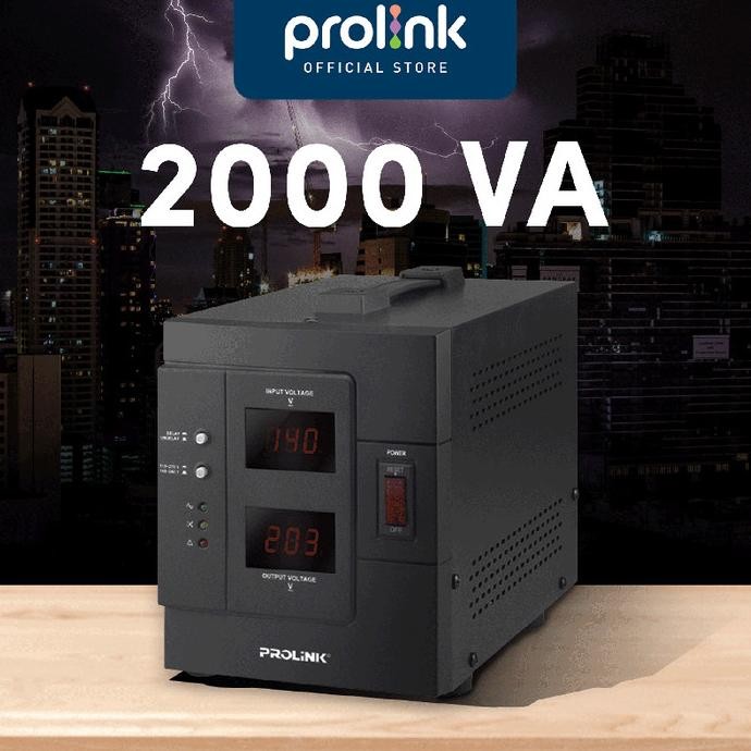 Jual Stabilizer Prolink Pvr2000D Avr Relay Controlled Pvr Series 2000Va ...
