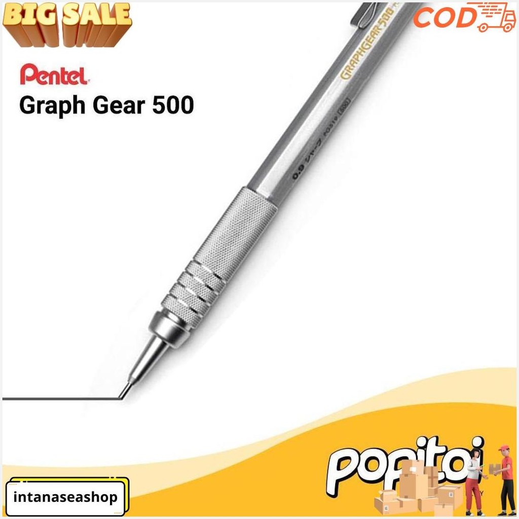 Jual Pentel Graph Gear 500 Mechanical Drafting Pencil Graphgear Pensil ...