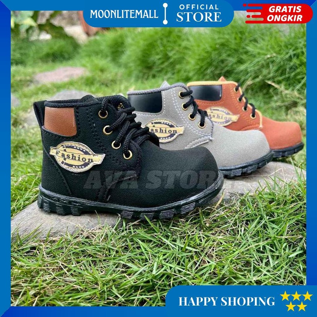 Jual Sepatu Anak Laki-Laki Model Boot Dokmart Usia 1-3 Tahun Varian ...