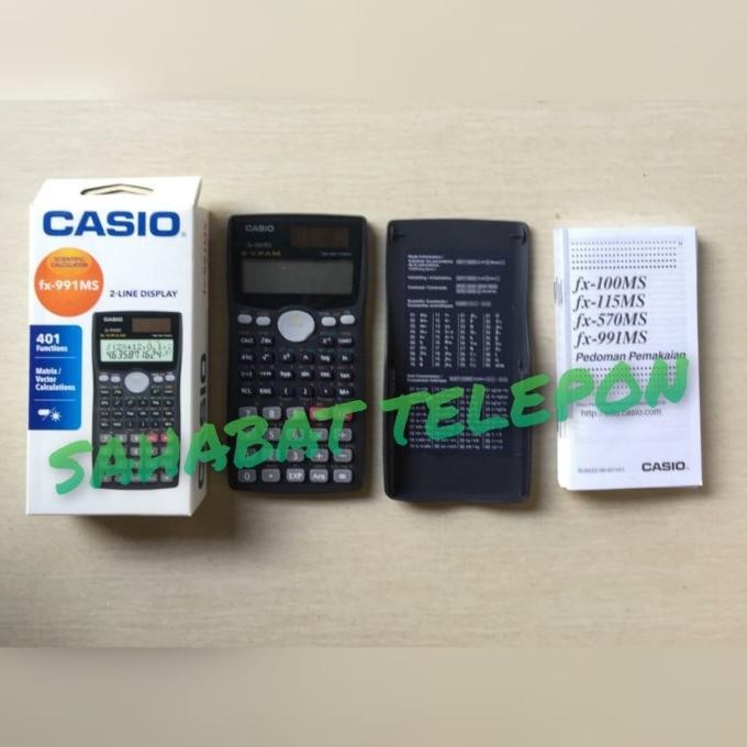 Jual KALKULATOR SCIENTIFIC CASIO FX-991 MS( ORIGINAL) | Shopee Indonesia