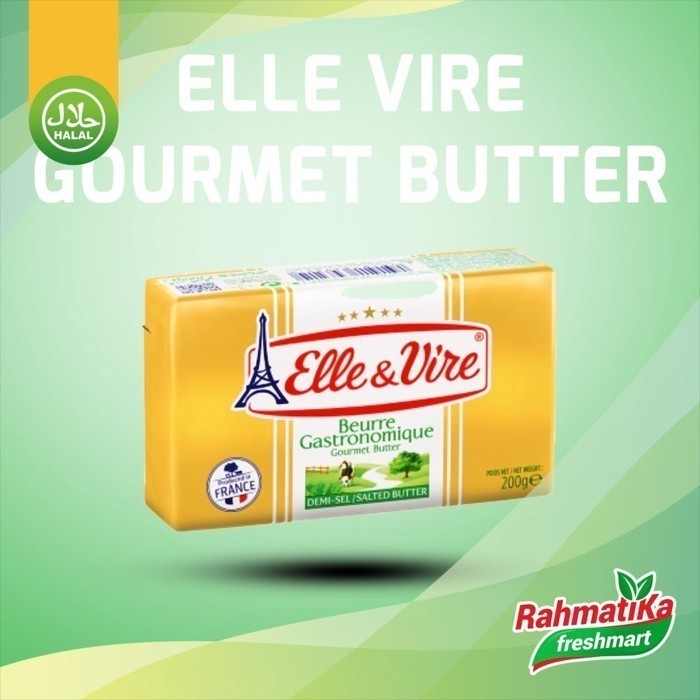 Jual Elle & Vire Demi-Sel/Salted Butter 200 gr | Shopee Indonesia
