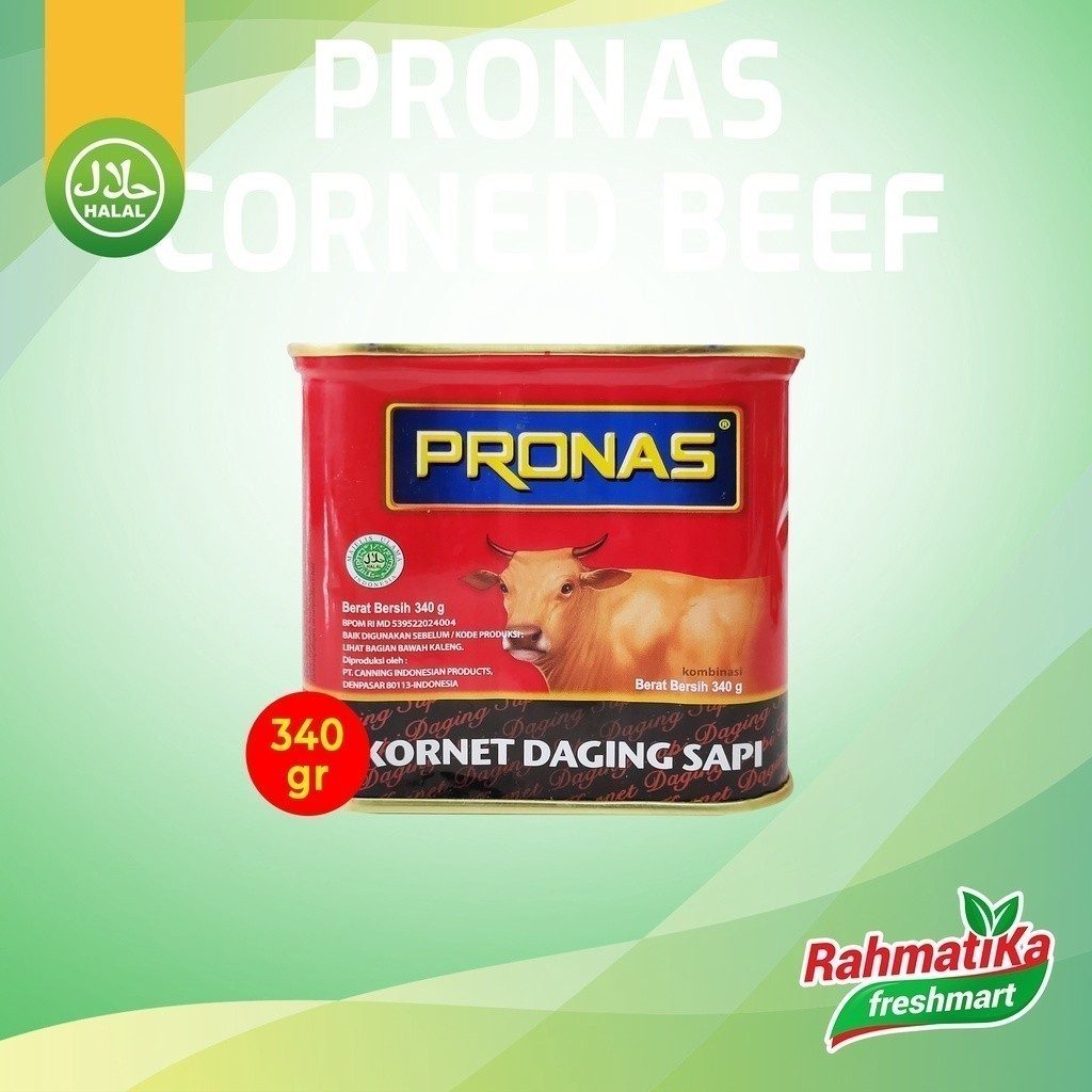 Jual Pronas Corned Beef / Kornet Daging Sapi 340 gram | Shopee Indonesia