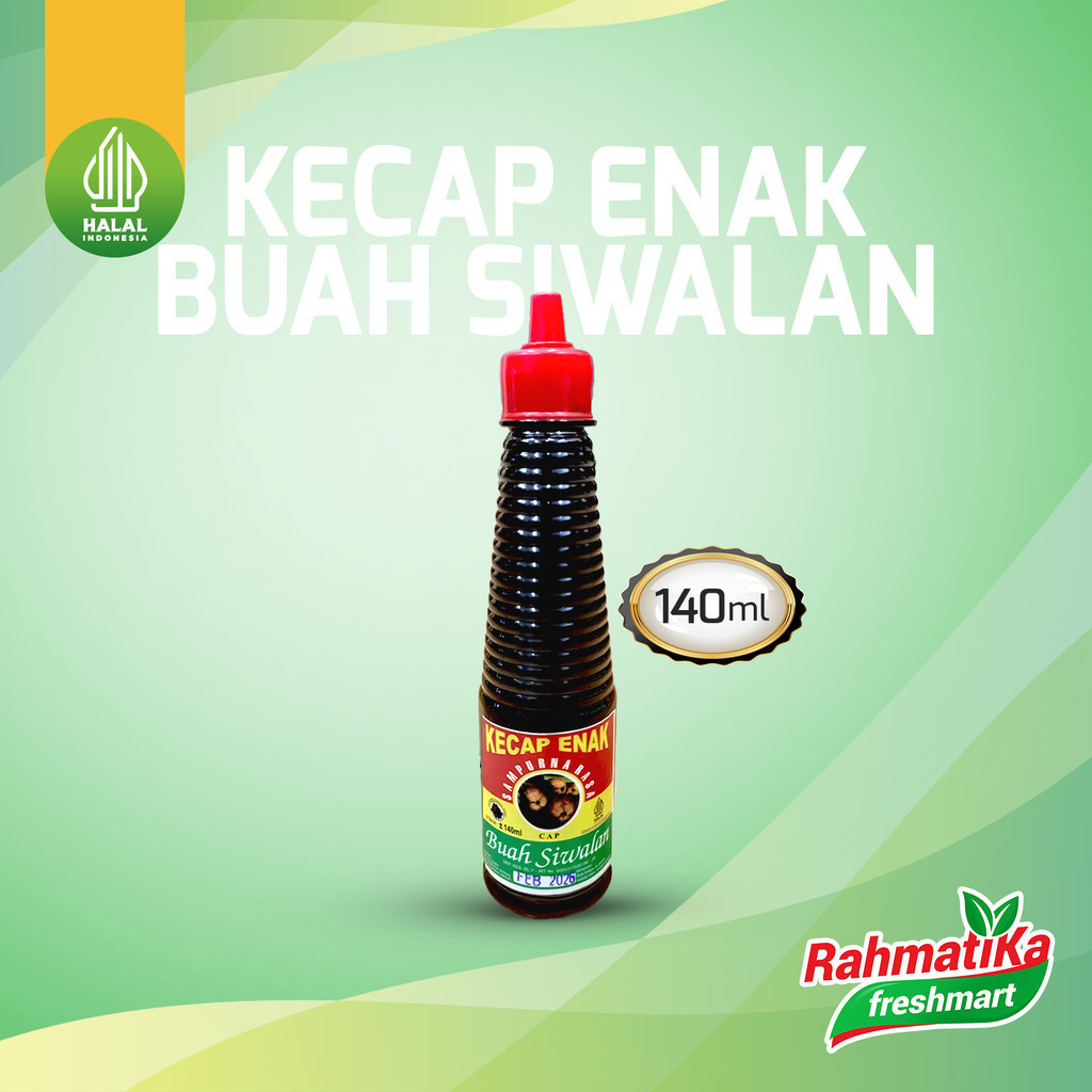 Jual Kecap Enak Cap Buah Siwalan Botol 140 ml | Shopee Indonesia