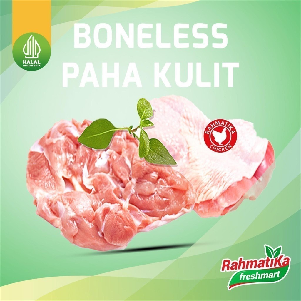 Jual Boneless Paha Kulit Segar / Fillet Paha Kulit Fresh 1 kg (Ayam ...