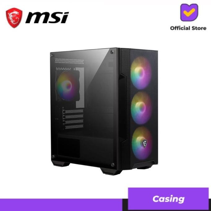 Jual MSI MAG FORGE M100A | MID TOWER MATX PC CASE WITH ACRYLIC SIDE ...