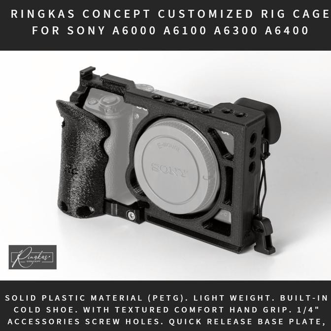 Jual Ringkas Concept Customized Rig Cage Case For Sony A6000 A6100 ...