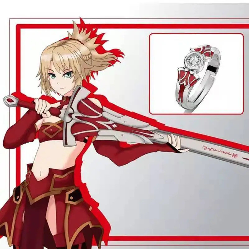 Jual Fate Apocrypha stay night Saber Mordred Ring FGO Cosplay Merch ...