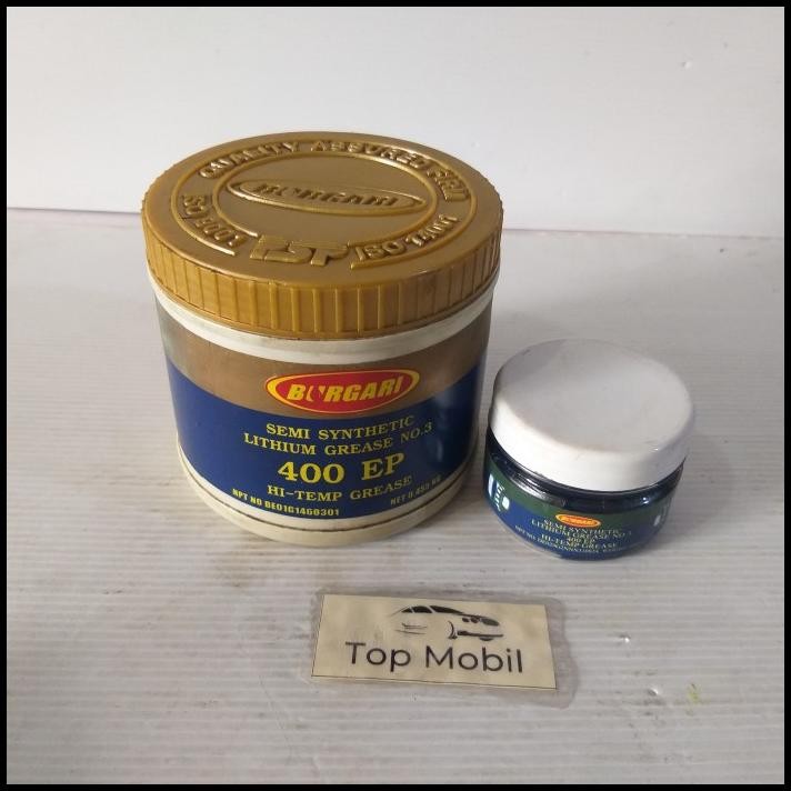 Jual Gemuk Grease Burgary Semi Synthetic Lithium Grease No.3 400 Ep Hi ...