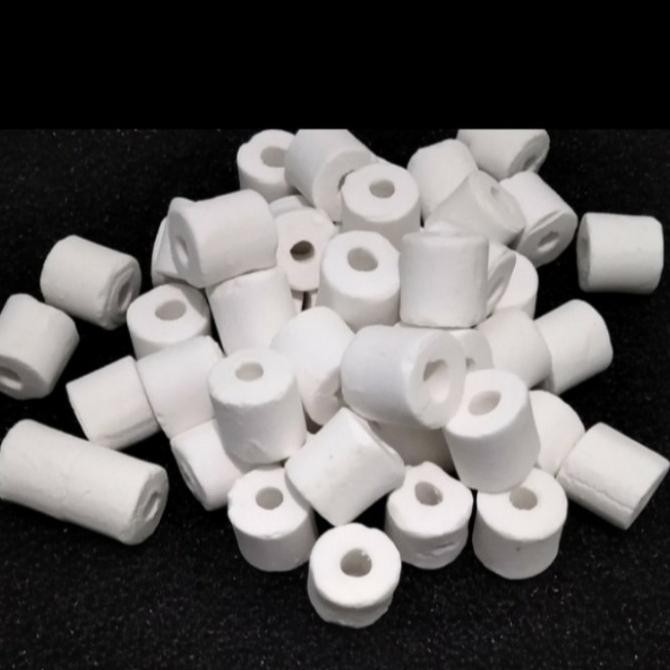 Jual (Good) Bioring Bio Ring Ceramic 30 Biji filter Aquarium Kolam ...