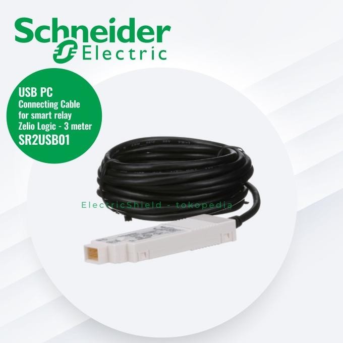 Jual Usb Pc Connecting Cable Untuk Smart Relay Zelio Logic 3 Meter ...