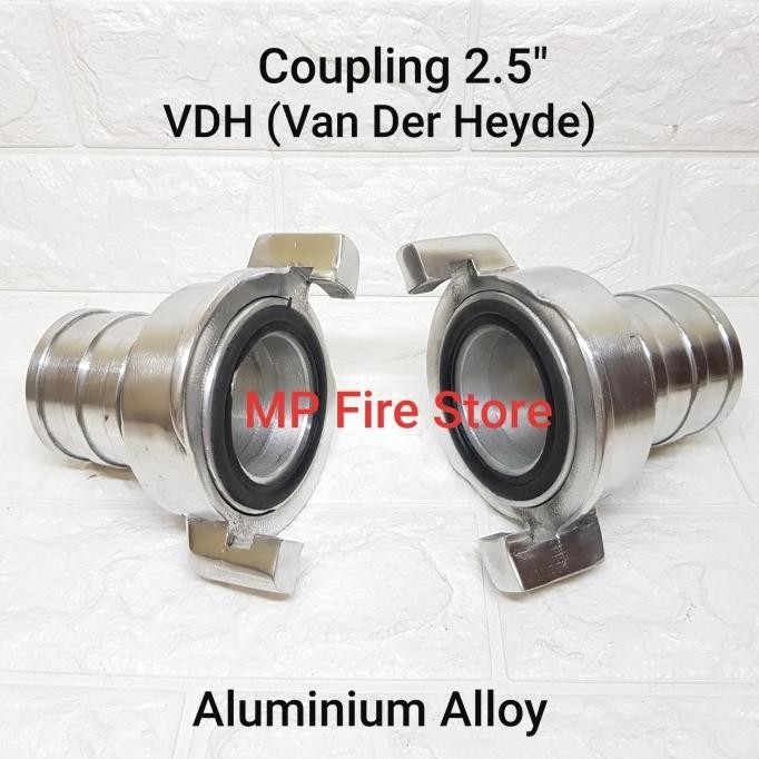 Jual Fire Hose Coupling Vdh 2.5 In Aluminium Van Der Heyde Selang ...
