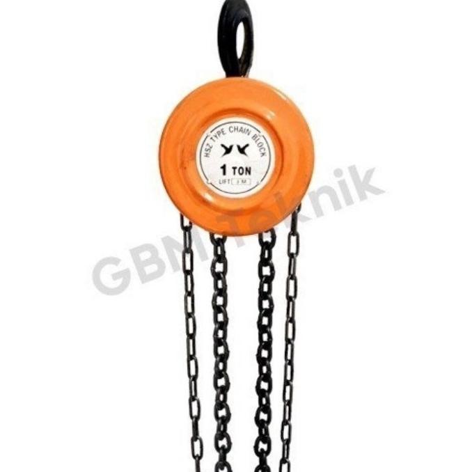 Jual Chain Block/Takel Katrol Kerekan 1 Ton X 5 Meter New Stok | Shopee ...