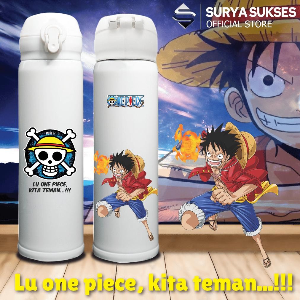 Jual fn-56 TERMOS CLIP ON ANAK SEKOLAH CUSTOM ONE PIECE LUFFY KAPASITAS ...