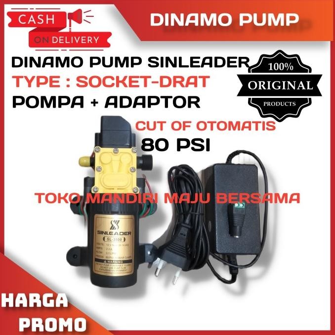Jual Pompa Dc 12V Sinleader Original Alat Siram Steam Sprayer Dan ...