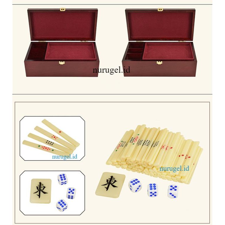 Jual Japanese Riichi Mahjong Set Japan Maciok Mahyong Jepang PS88 ...