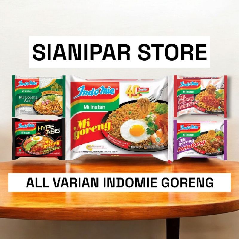 Jual INDOMIE MIE INSTANT GORENG PCK ALL VARIAN GORENG SPESIAL ACEH ...
