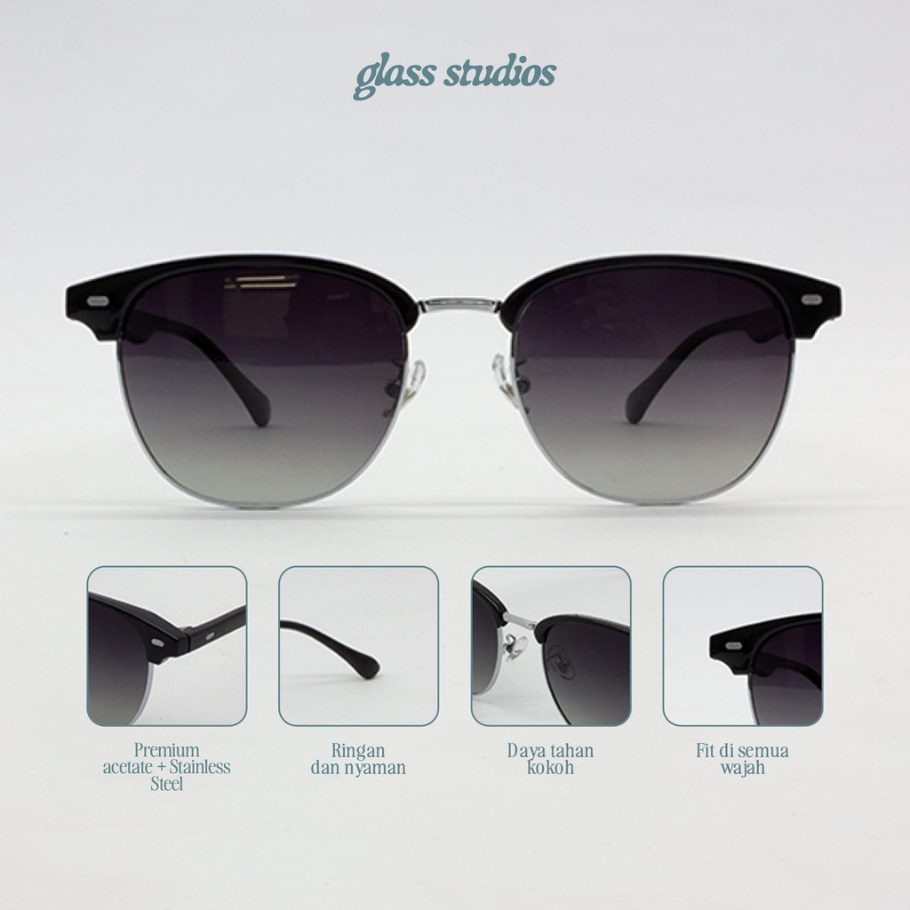 Jual Glass Studios - Premium Sunglasses S1027 | Anti Silau UV Protection Polarized | Kacamata ...