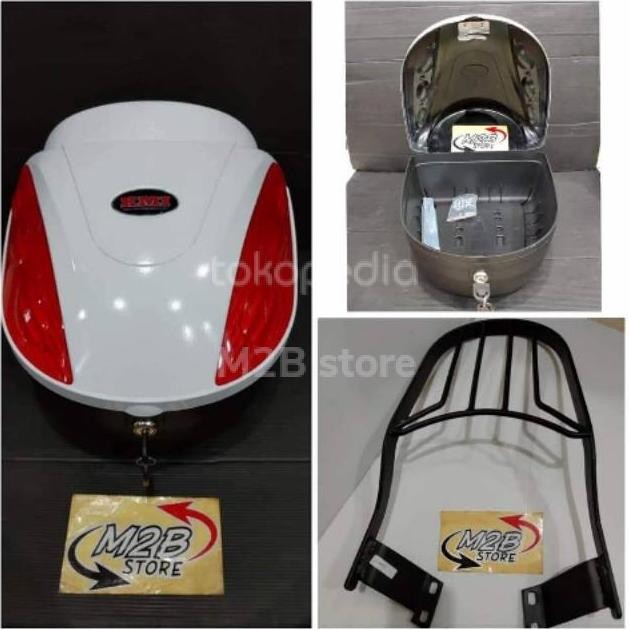 Jual Box Motor Kmi 201 Hitam Black From Korea | Shopee Indonesia