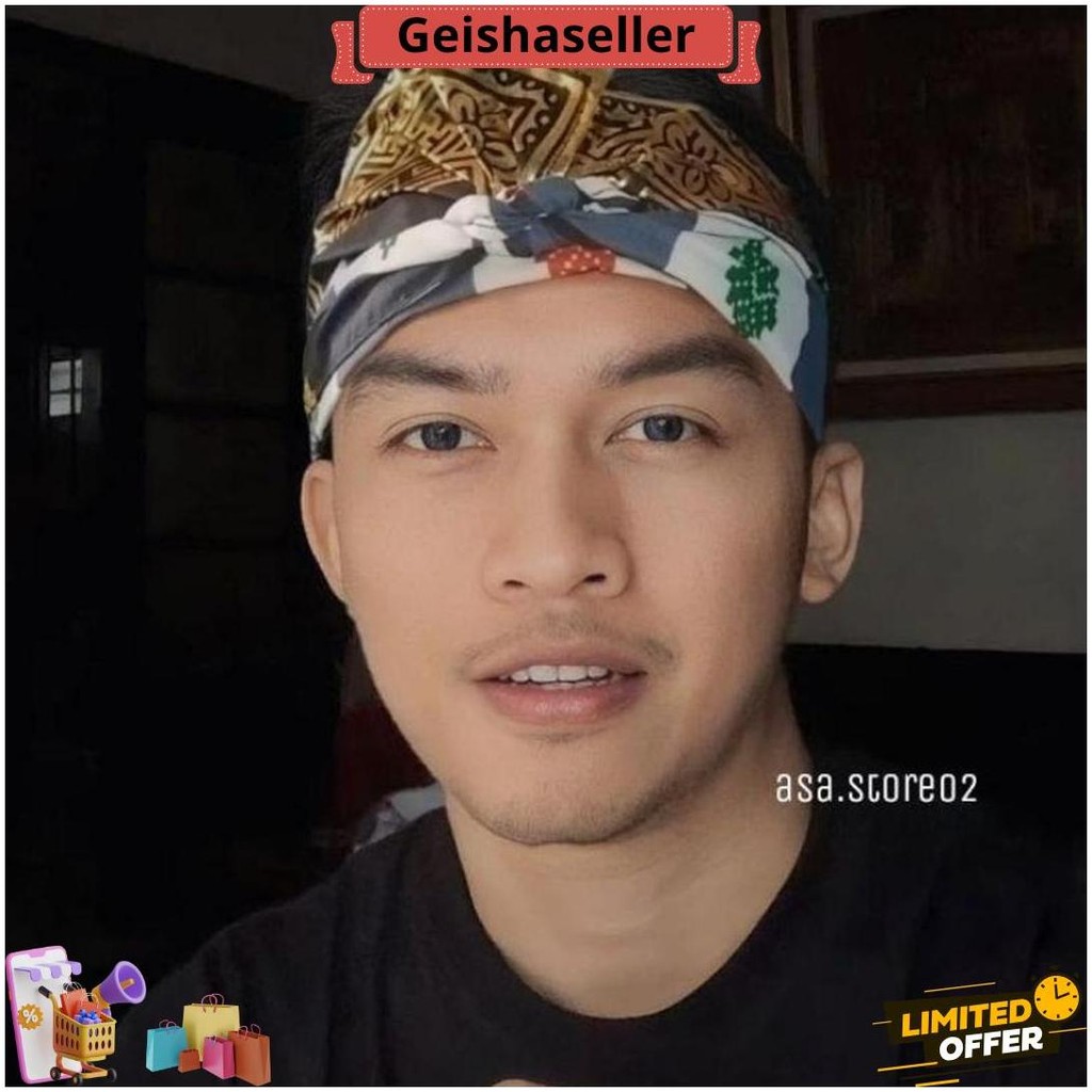 Jual Udeng Bali Tradisional Prada Topi Adat Khas Bali Ikat Kepala Khas ...