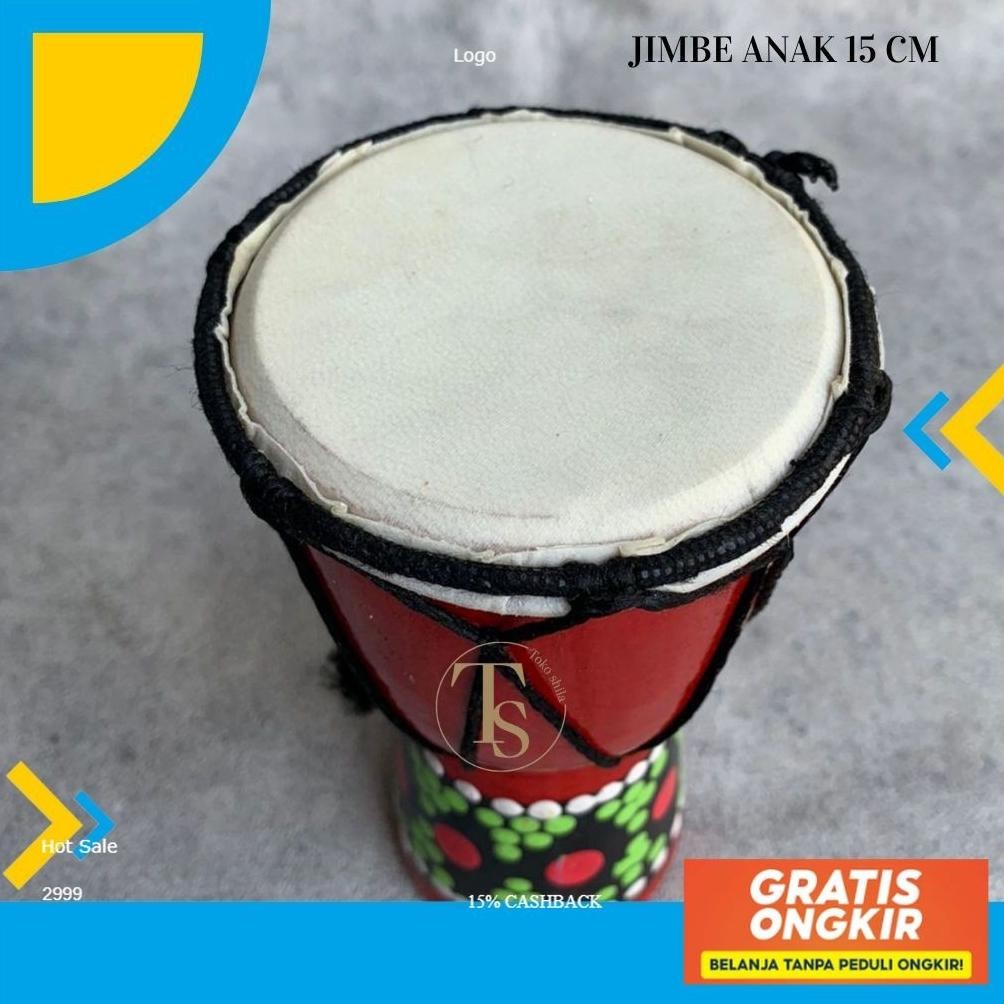 Jual Jimbe Murah Ukuran 15 Cm Jimbe Alat Musik Reggae Gendang Marawis ...