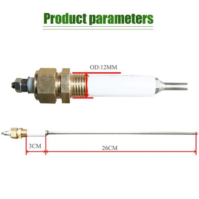 Jual 1/4 In Probe Ketinggian Air Batang Elektroda Boiler Busi Sensor ...